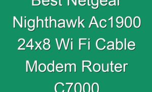 Best Netgear Nighthawk Ac1900 24x8 Wi Fi Cable Modem Router C7000 ...